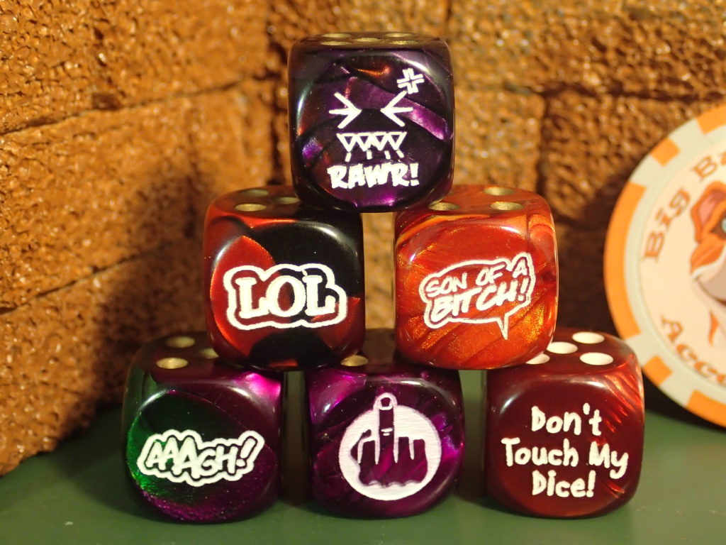 Misc. set of 6 Dice. - Big Bully Gaming Accessories