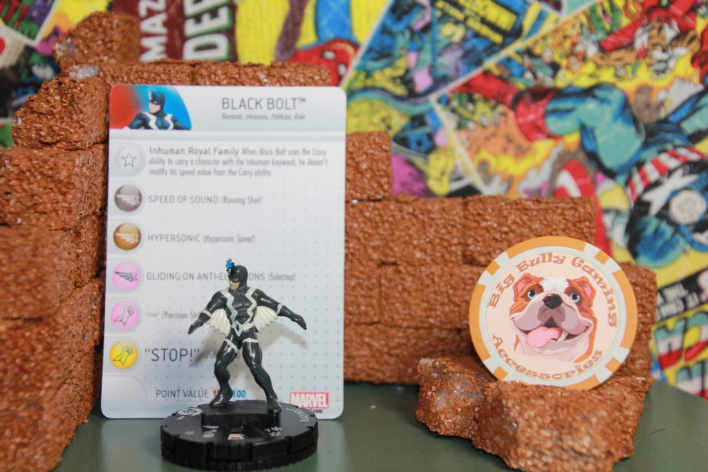 Black Bolt #001 - Inhumans Fast Forces - Big Bully Gaming Accessories