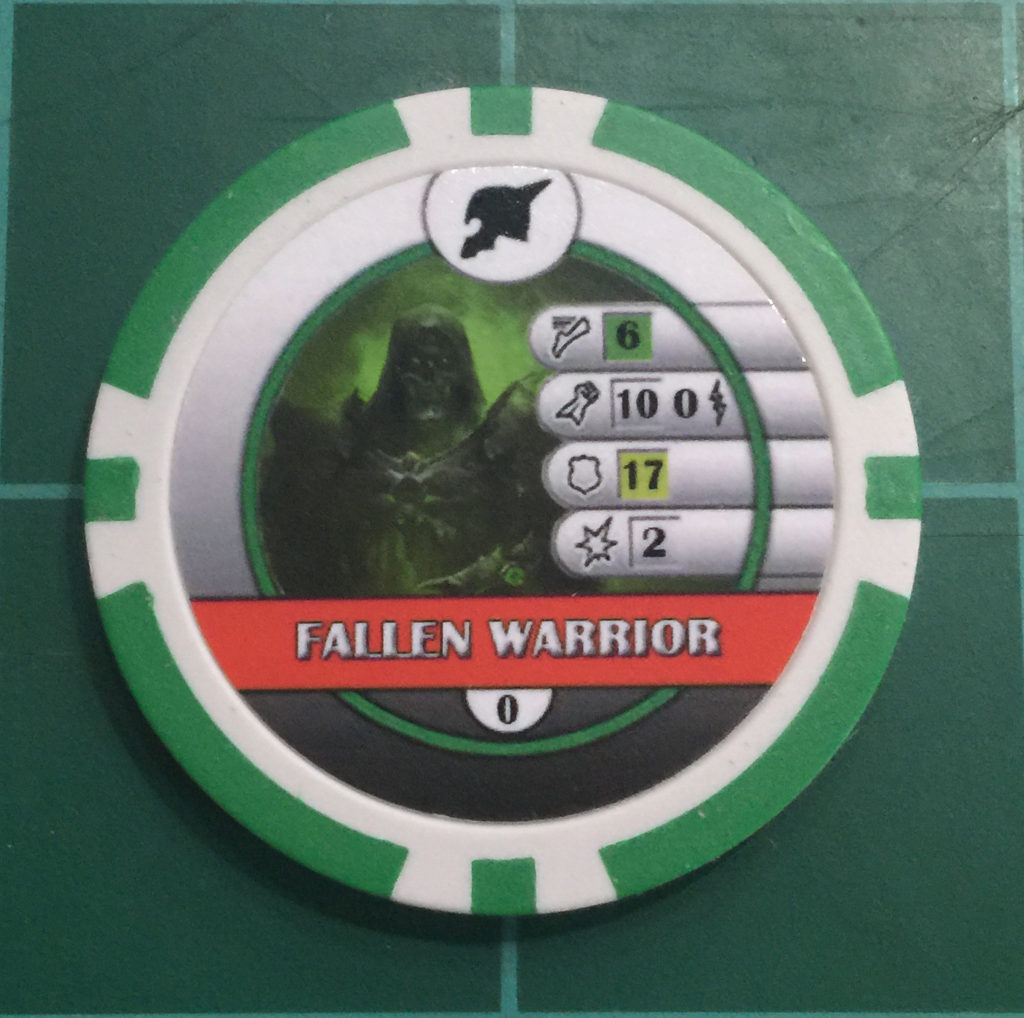 Fallen Warrior / Rise Token - Big Bully Gaming Accessories