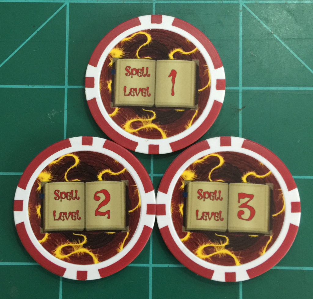 Spell Tokens - Wizard/Sorcerer - Big Bully Gaming Accessories