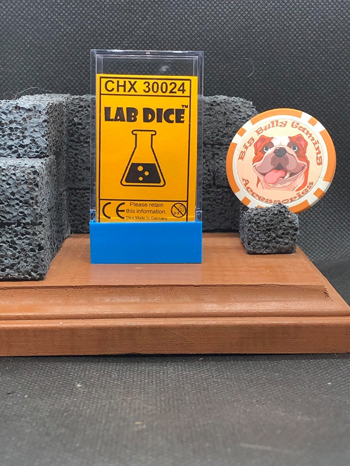 Lab Dice - Gemini - Trans Red-Yellow/Gold - Chessex #30024 - Big Bully ...